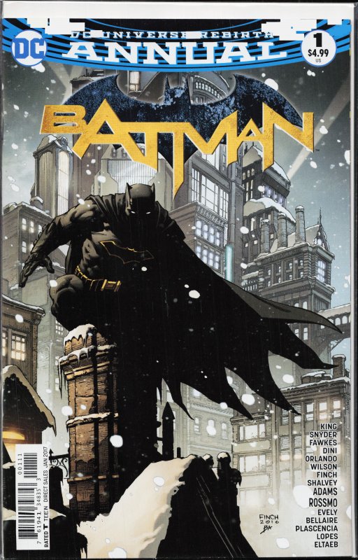 Batman Annual #1 (2017) Batman [Key Issue] | Comic Books - Modern Age ...