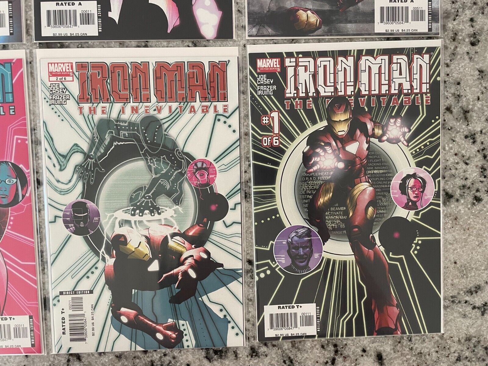 Iron Man The Inevitable Complete Marvel Comics Ser # 1 2 3 4 5 6 + 1 / ...