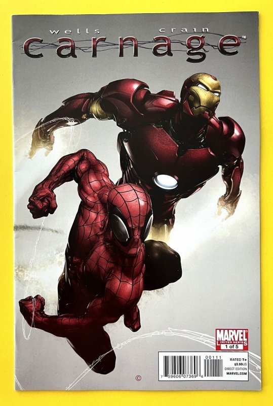 Carnage 1 Spider-Man Clayton Crain (2010) B4 | Comic Books - Modern Age ...