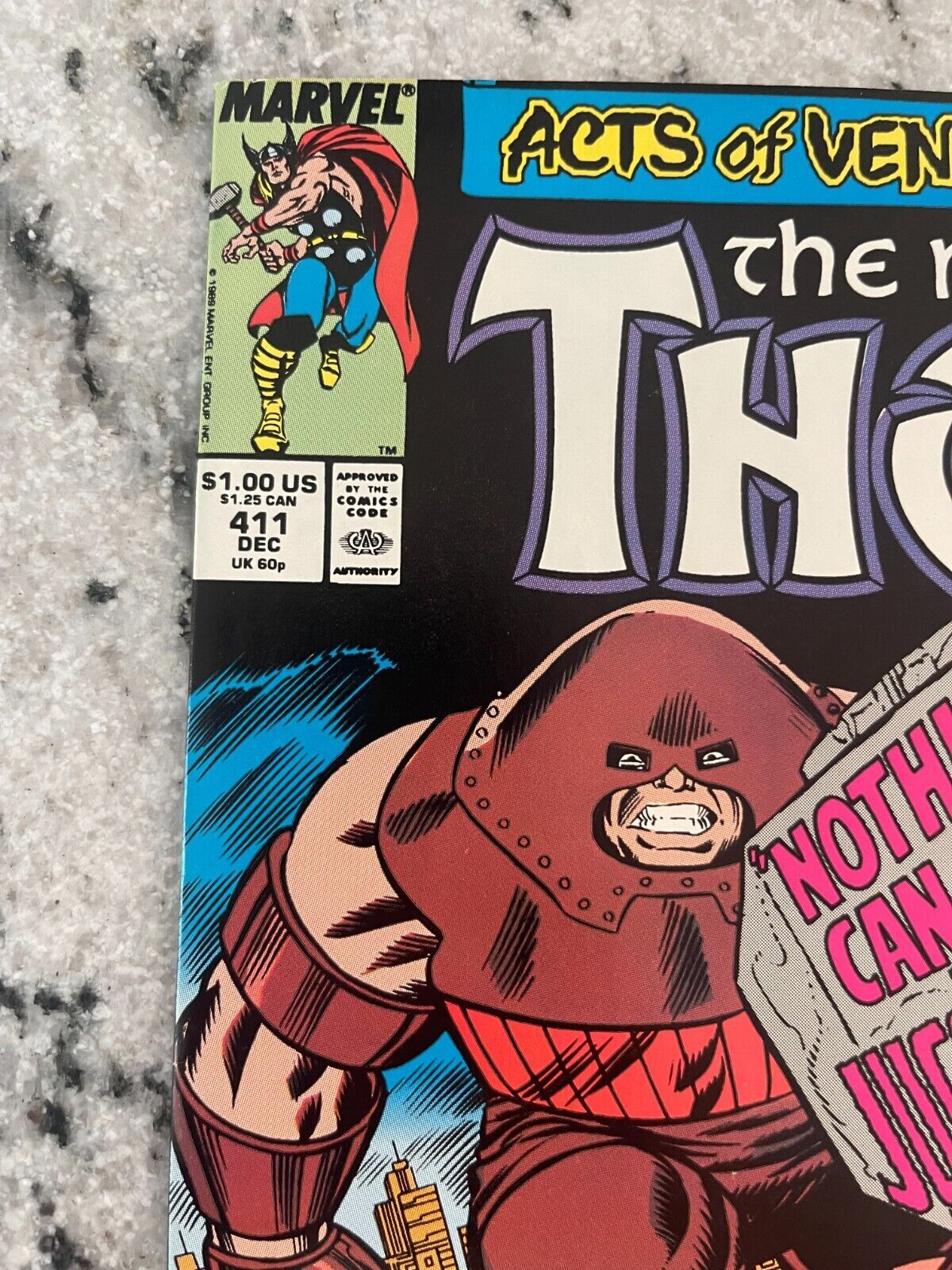 Mighty Thor # 411 NM- Marvel Comic Book Odin Loki Avengers Hulk Iron ...