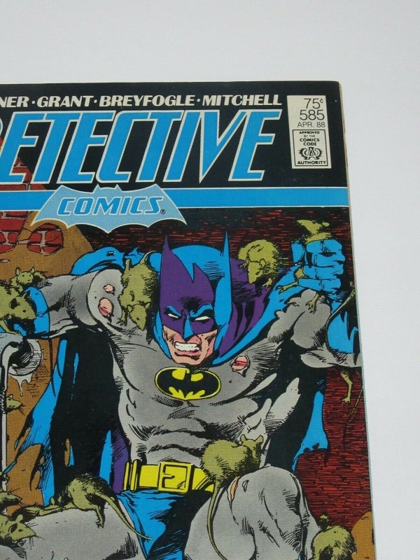 Detective Comics #585 1st appearance of Ratcatcher 1988 DC Comics VF/NM ...