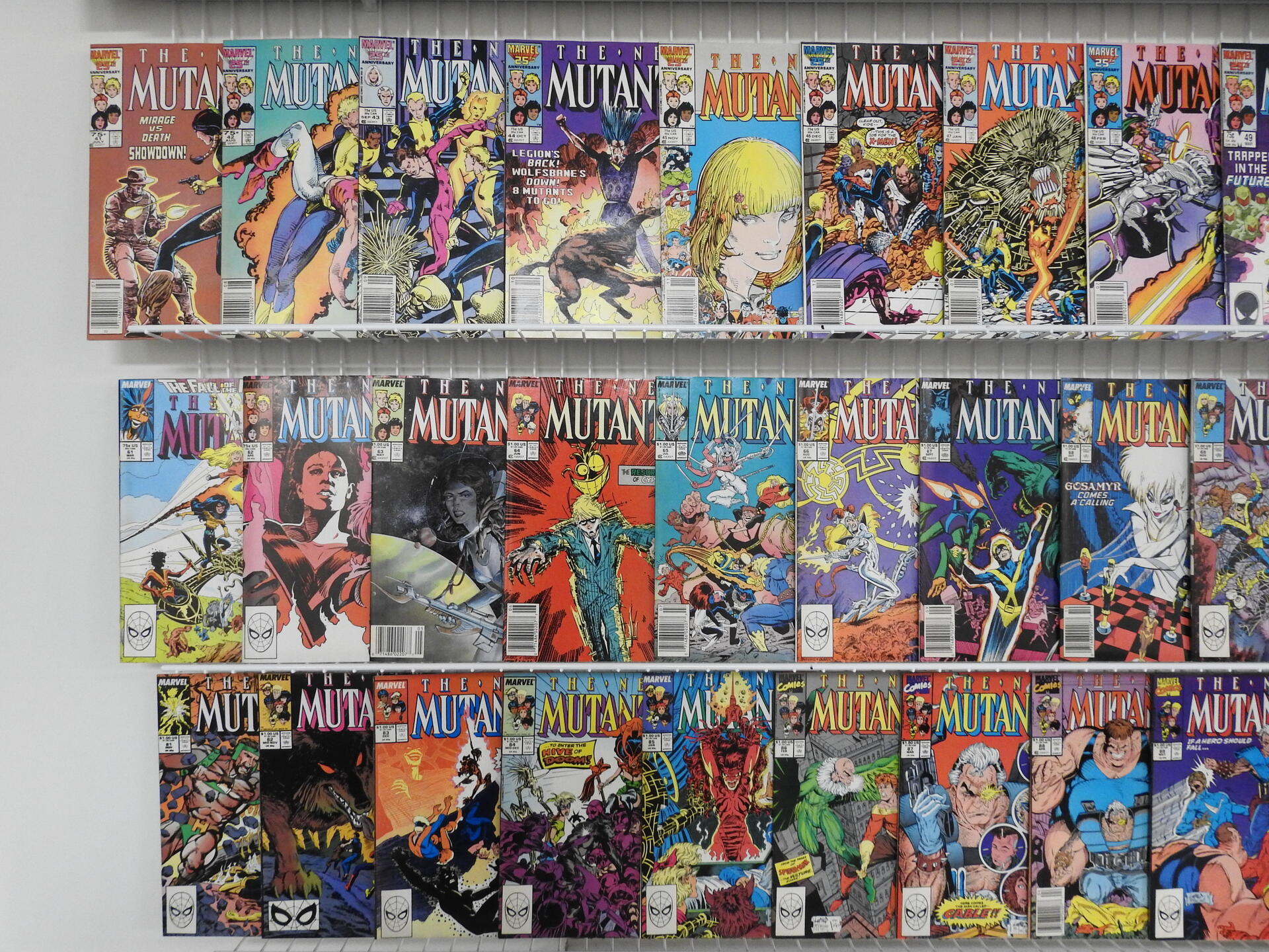 The New Mutants #1-100 Complete Set W/ Annuals Avg Fine/VF Condition ...