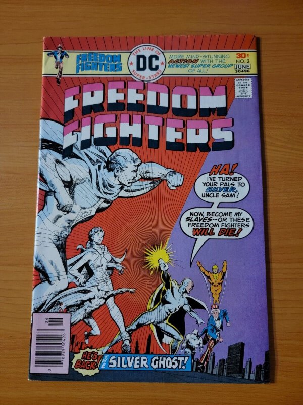 Freedom Fighters #2 ~ FINE FN ~ 1976 DC Comics | Comic Books - Bronze ...