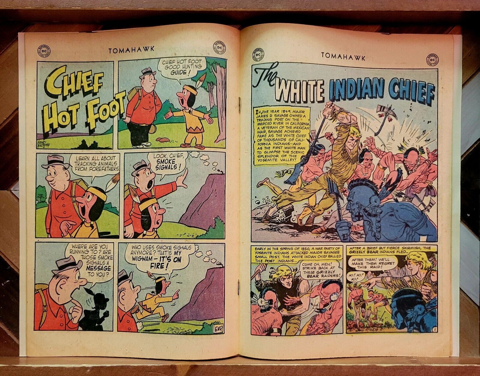 TOMAHAWK #29 VG/FN (DC 1955) "Cherokee Bros" Frank Frazetta & Fred Ray ...