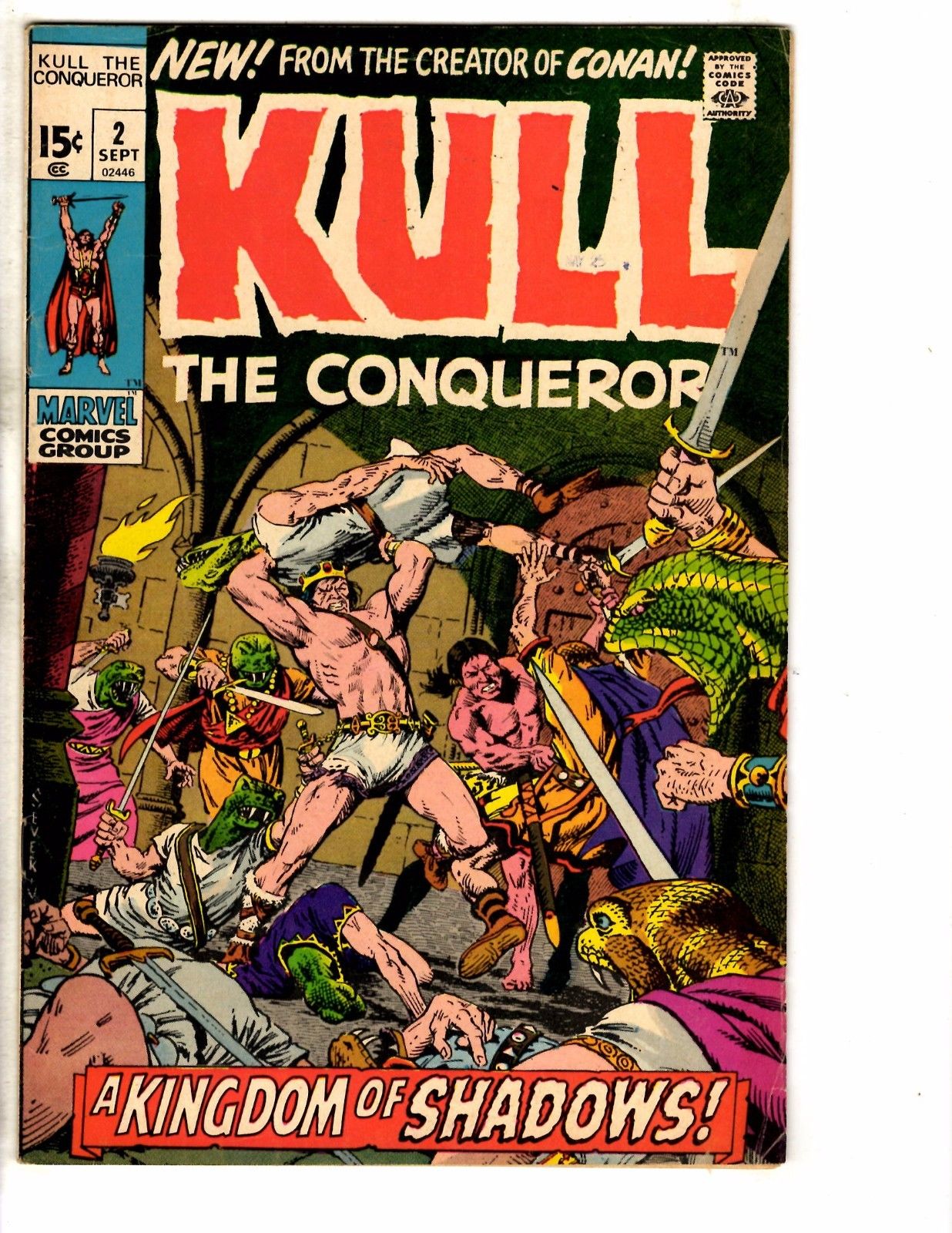 Kull The Conqueror # 2 FN Marvel Comic Book Severin Cover Conan Red ...