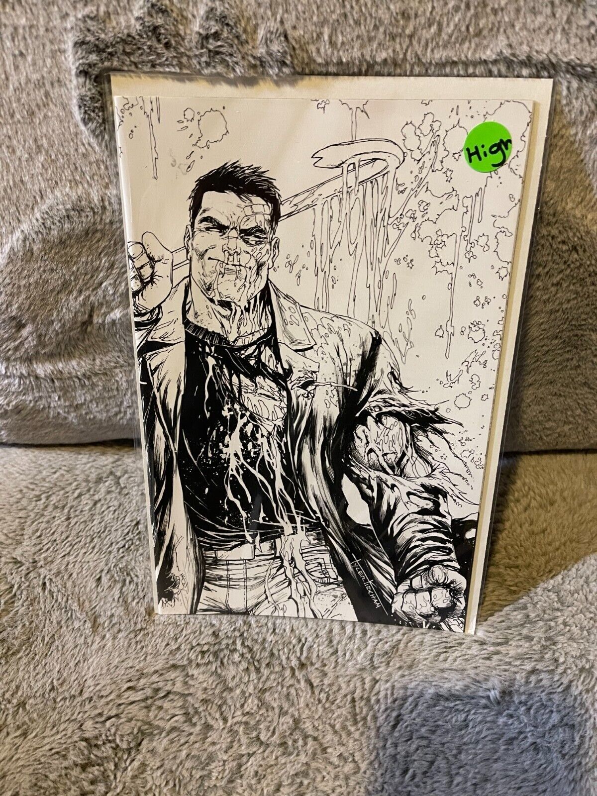The Boys #3 NYCC Battle Damage Sketch 2022 Tyler Kirkham Variant Comic ...