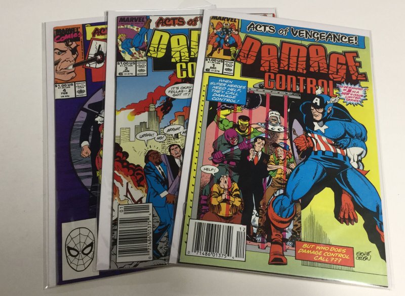 Damage Control 1 3 4 Nm- Near Mint- Marvel Comics | Comic Books ...