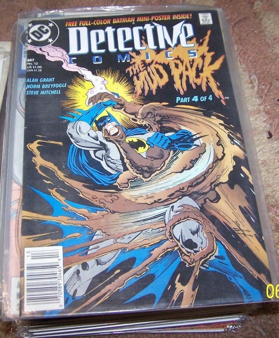 Detective Comics # 607 (Oct 1989, DC) the mud pack pr 4 clayface ...