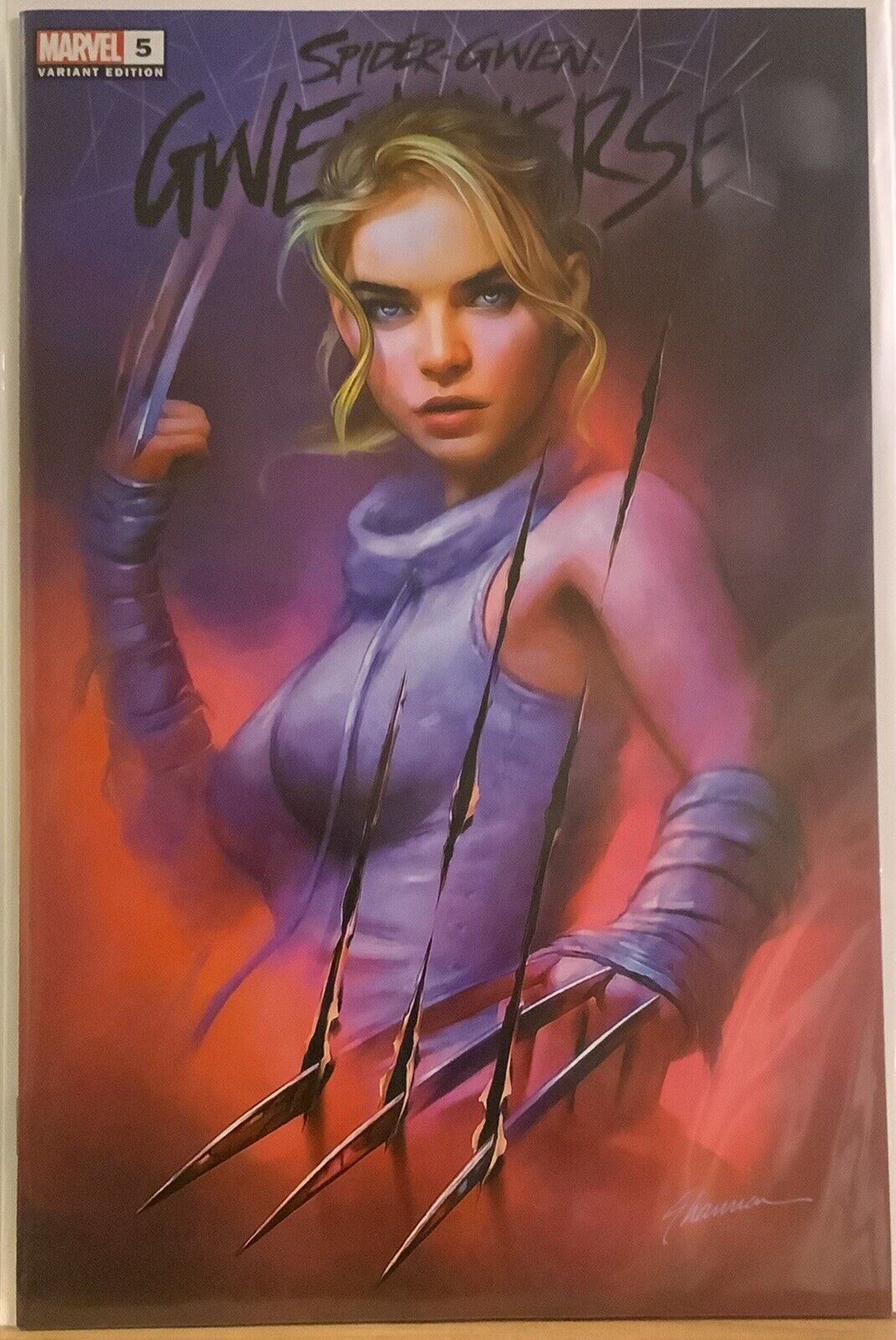 SPIDER-GWEN Gwen-Verse #5 Shannon Maer TRADE DRESS VARIANT-A VFN/NM ...