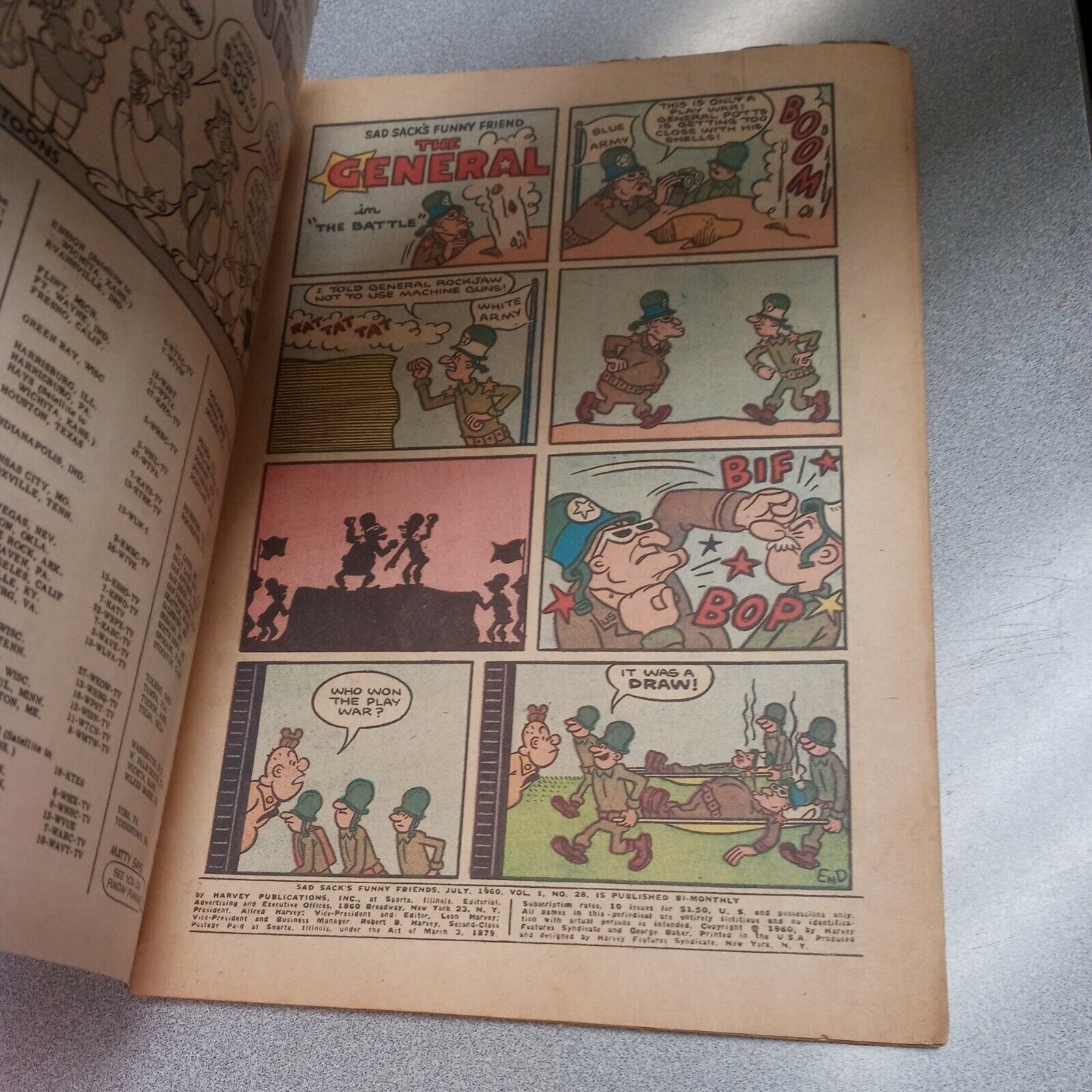 sad sack's funny friends 28 harvey comics 1960 silver age cartoon the ...