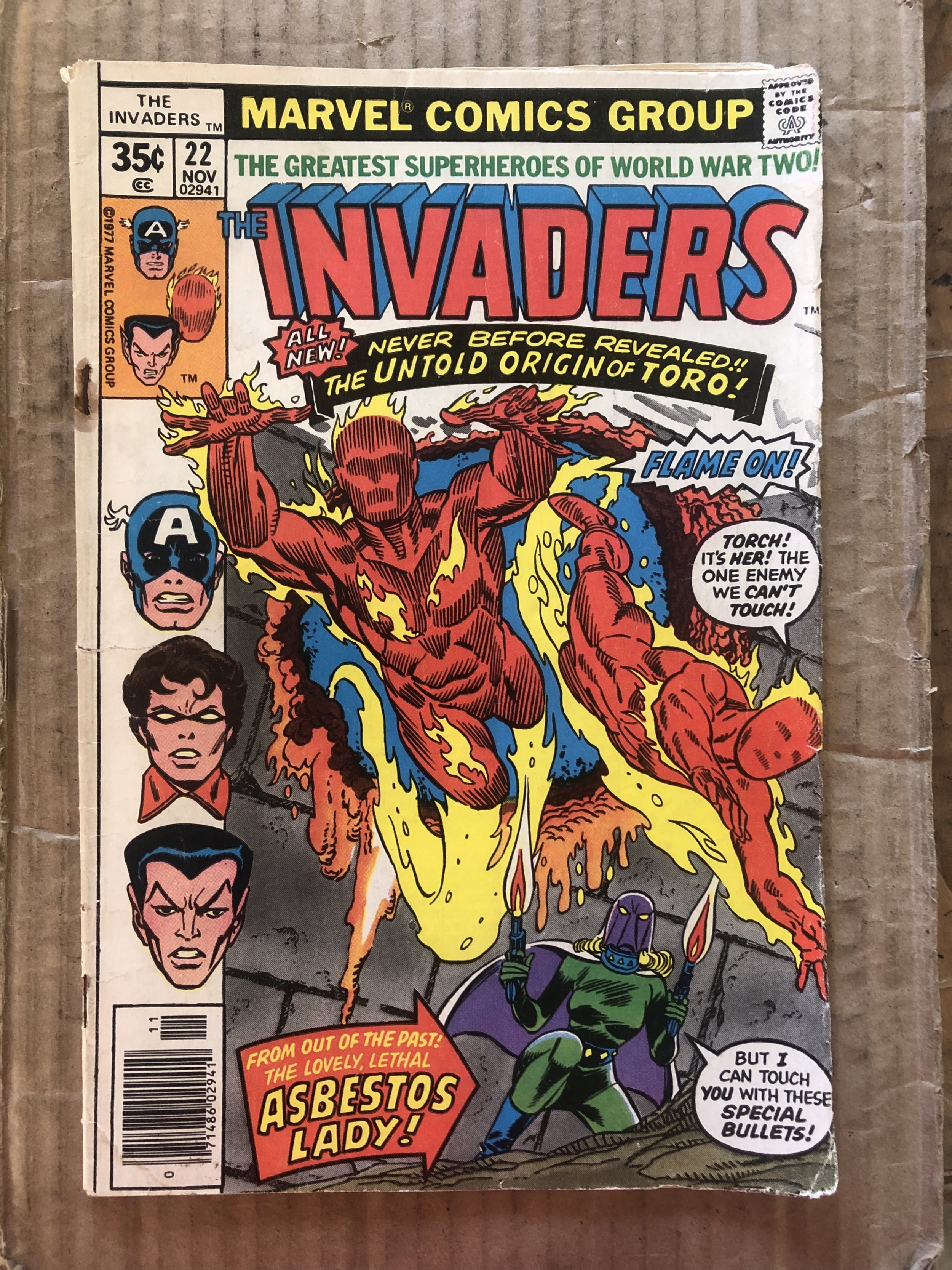 The Invaders #22 (1977) | Comic Books - Bronze Age, Marvel / HipComic