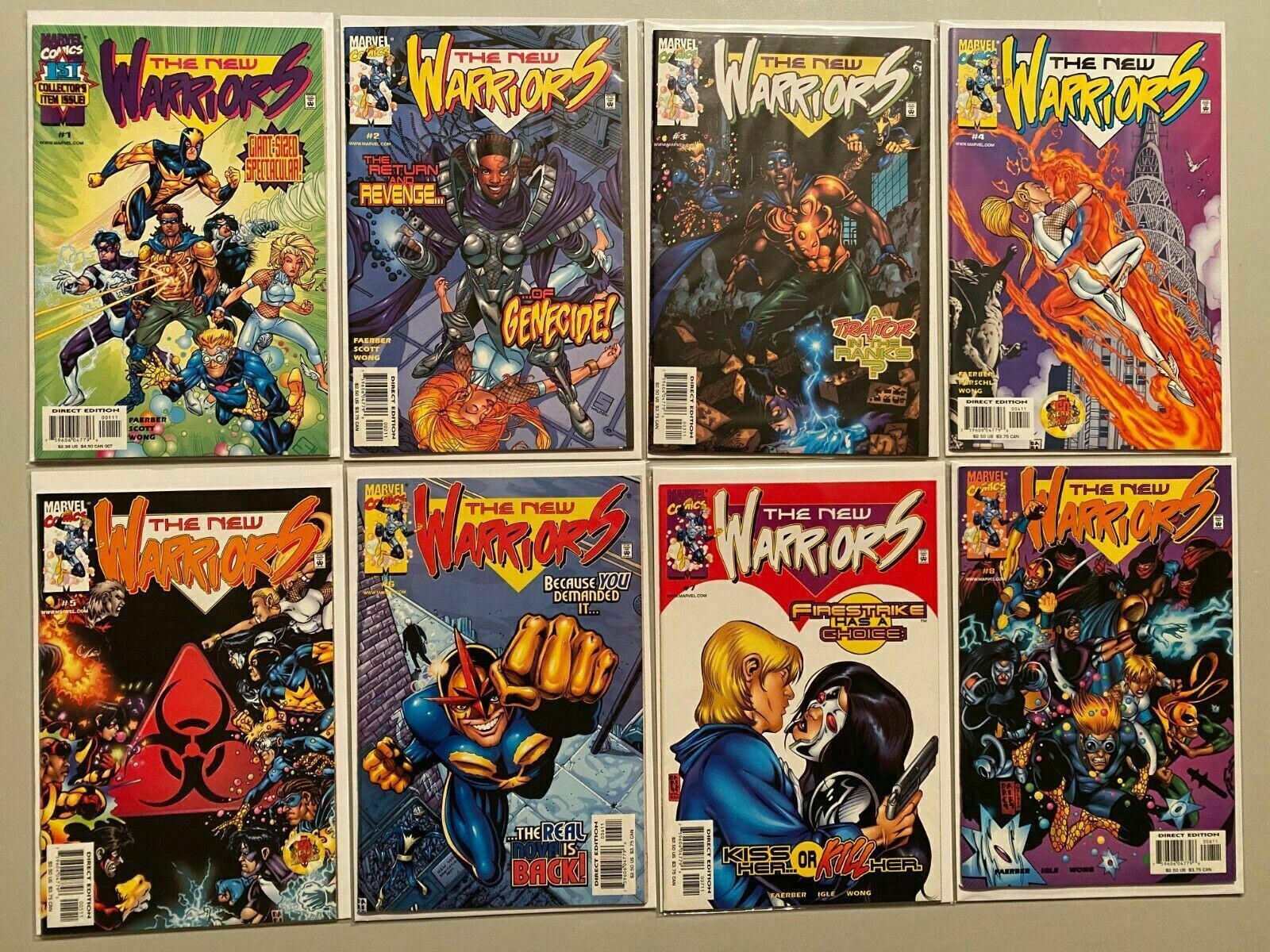 New Warriors lot:#1-10 2nd series 10 diff books minimum 9.0 NM (1999 ...