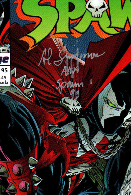 Spawn #8 - signed by Al Simmons aka Spawn w/poster - 1993 - FN ...