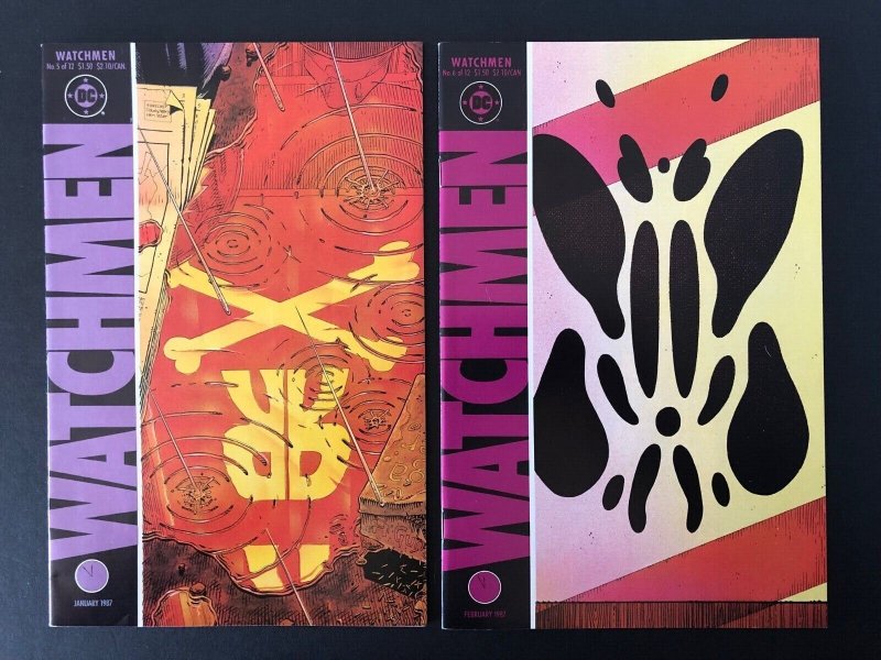 DC Watchmen (1986) Comic Lot (1-6) Alan Moore, Dave Gibbons - VF to NM ...