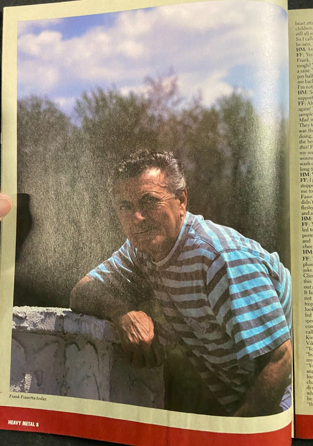 Heavy Metal Magazine November 1990 Exclusive Frank Frazetta Interview ...