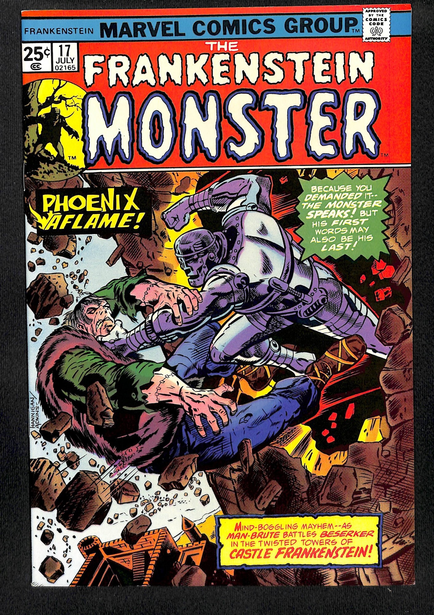 Frankenstein #17 NM 9.4 Marvel Comics | Comic Books - Bronze Age ...