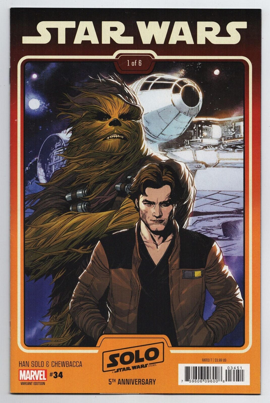 Star Wars #34 Solo 5th Anniversary Variant | 1st Gretta & Dr Cuata ...