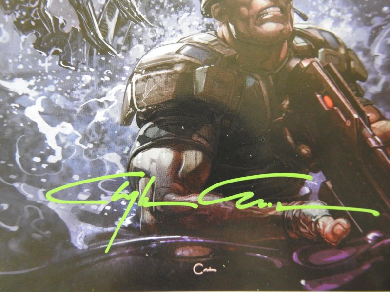 Alien #1 Variant Edition Signed by Clayton Crain W/ Certificate of ...
