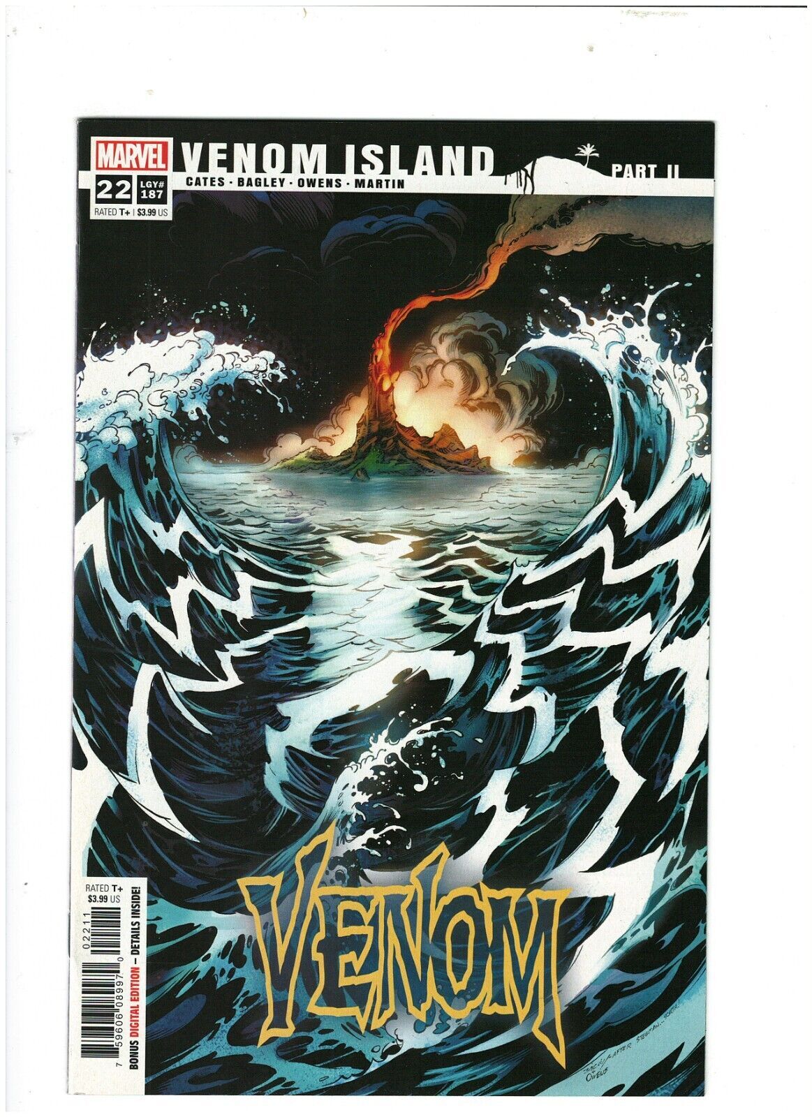 Venom #22 Marvel 2020 Venom Island Pt.2 Mark Bagley & Donny Cates NM- 9 ...