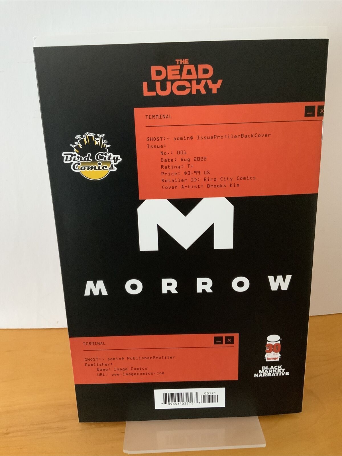 The Dead Lucky #1 Brooks Kim Virgin Variant BCC Exclusive (2022) NM ...