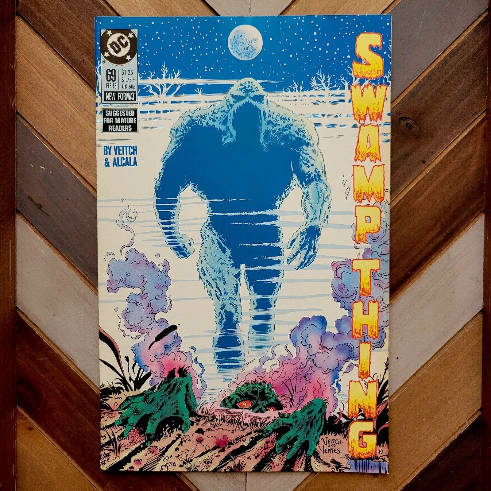 SWAMP THING #69-70 NM- (DC 1988) Veitch Art JOHN CONSTANTINE Parliament ...