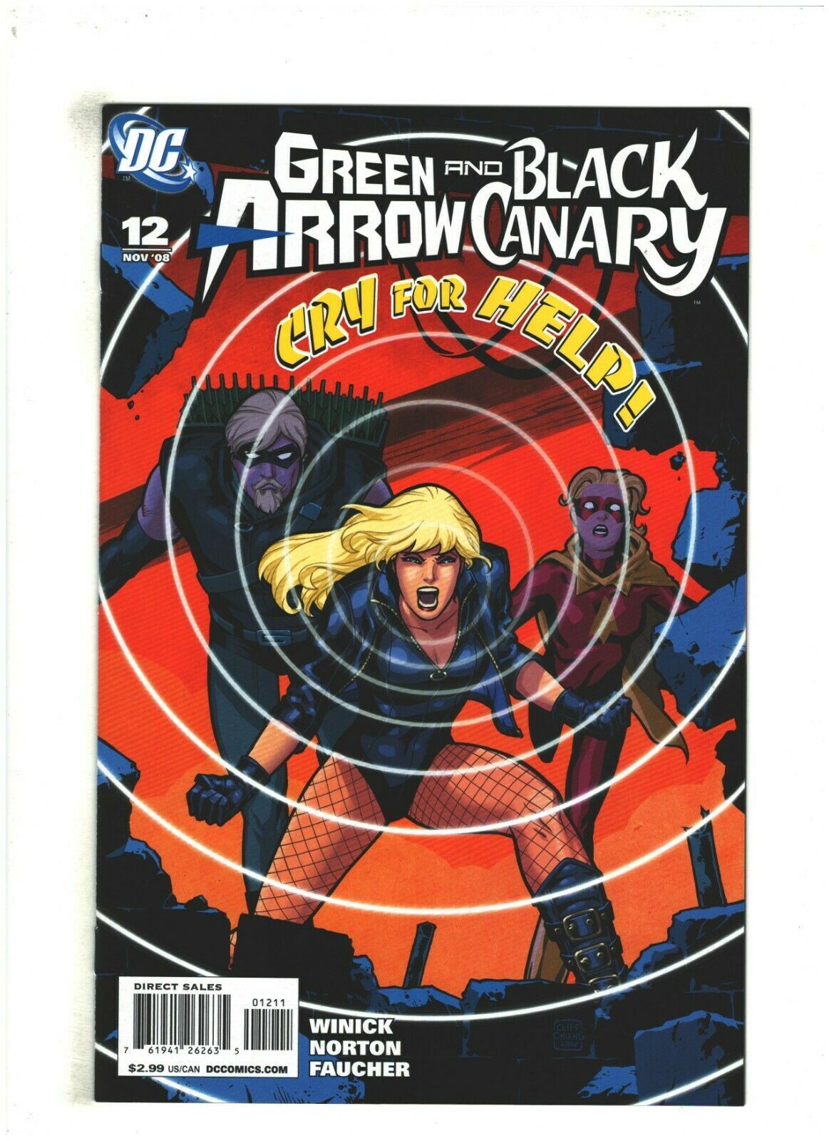 Green Arrow and Black Canary #12 NM- 9.2 DC 2008 Plastic Man & Batman ...