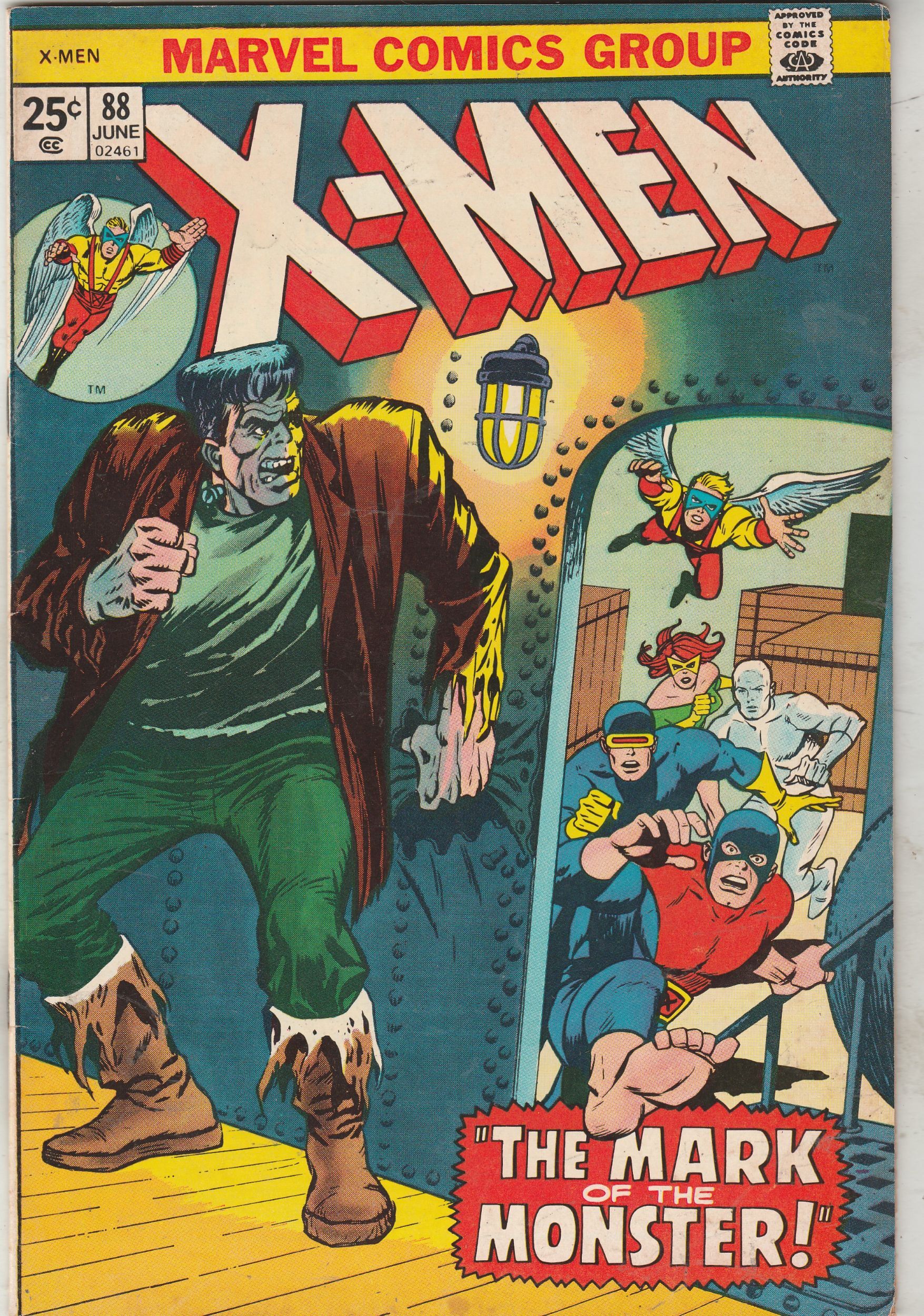 The X-Men #88 (1974) Hot! Frankenstein Cover Key Wow! FN/VF Mark Of The ...