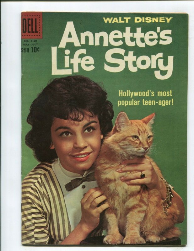 Four Color Disney 1100 Vf Annette Funicello 1960 Comic Books