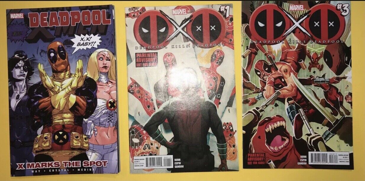 Deadpool X Marks The Spot (TPB), Deadpool Kills Deadpool 1 & 3, ( 3 ...