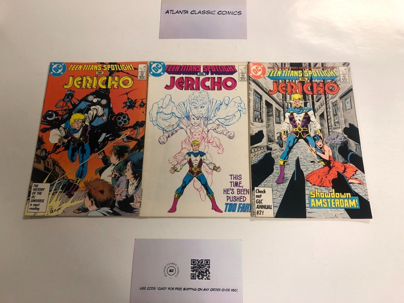 3 Teen Titans Spotlight Jericho DC Comics Books #4 5 6 Wolfman 67 JW4 | Comic Books - Modern Age ...