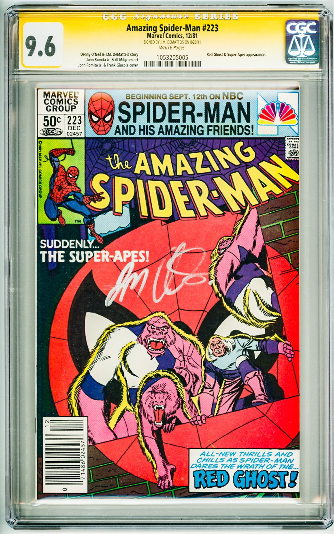 The Amazing Spider-Man #223 (1981) CGC Signature 9.6! Signed by ...