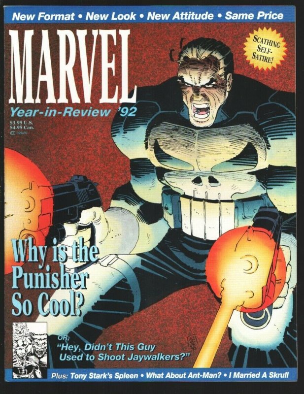 Marvel-The Year in Review #4 1992-Punisher cover & story-Tony Stark-Ant ...