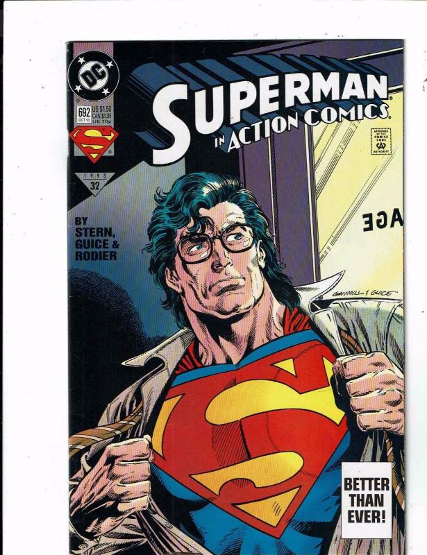 11 Action Comics DC # 679 680 686 687 (2) 688 689 690 691 692 693 ...