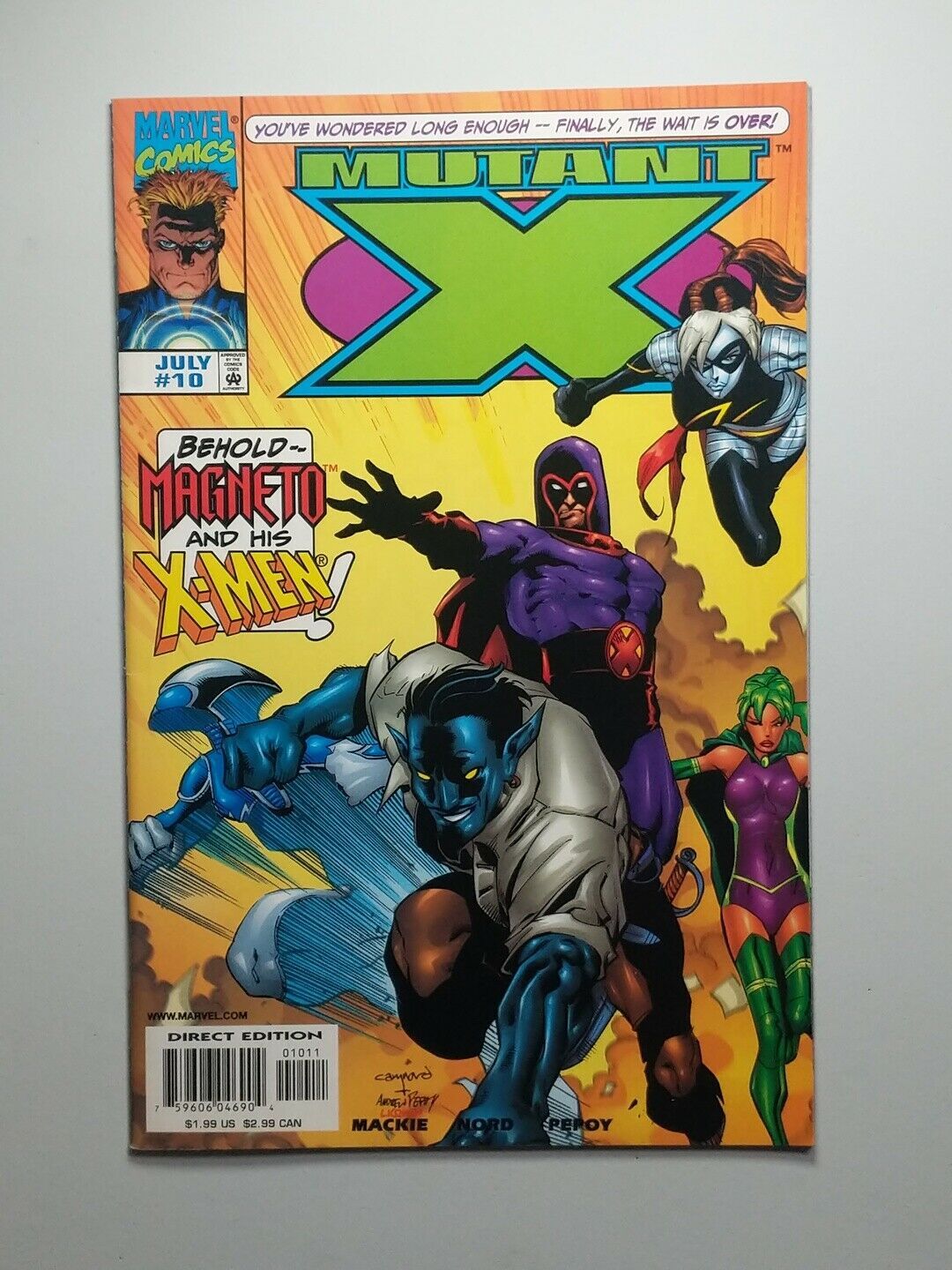 Mutant X #10 NM Marvel Comics (C20A) | Comic Books - Modern Age, Marvel ...