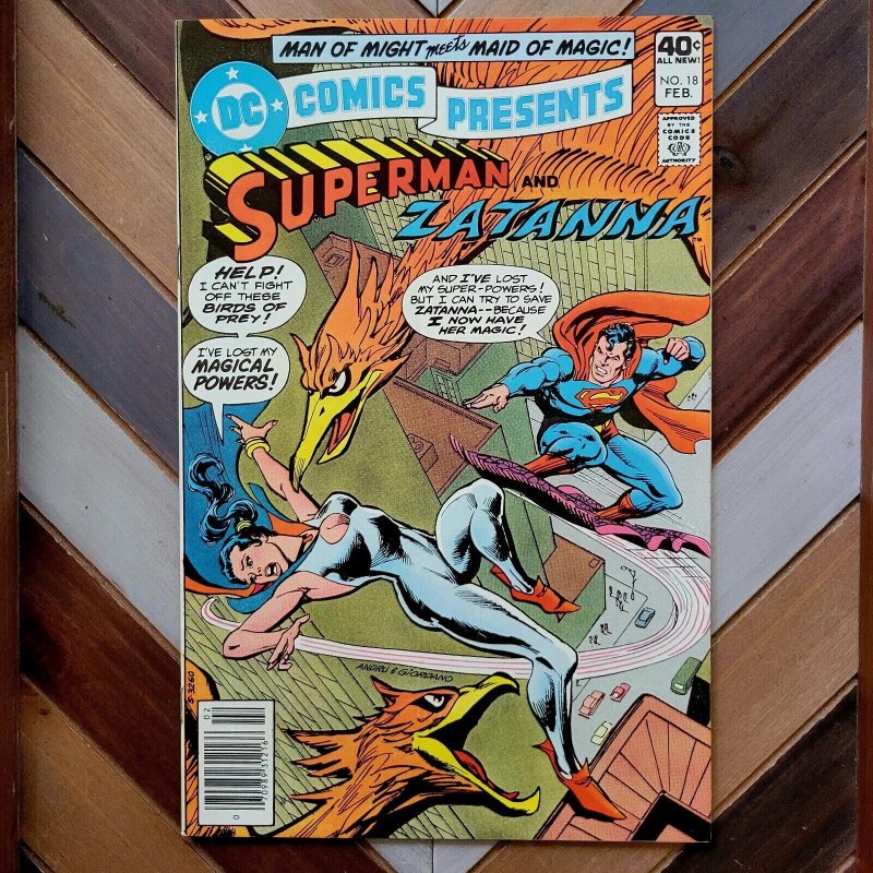 DC Comics Presents #18 HIGH GRADE (1980) SUPERMAN, ZATANNA, CALIGRO The ...