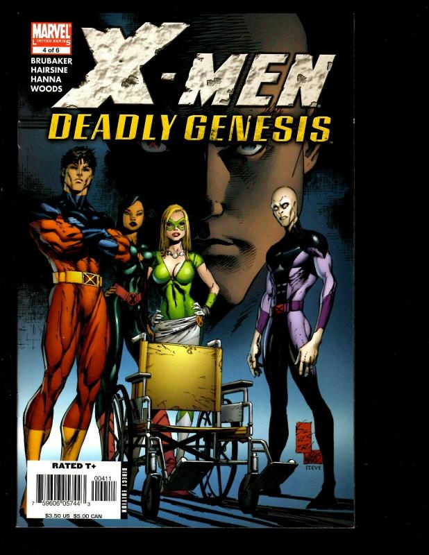 10 Marvel Comics Schism # 1 2 3 4 5 X-men Deadly Genesis # 1 2 3 4 6 ...