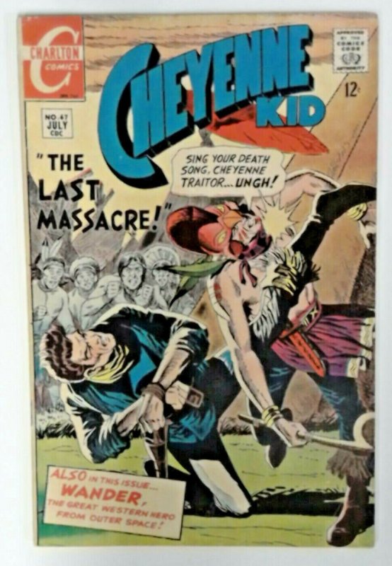 Cheyenne Kid #67 FN+ Charlton Comics 1968 Silver Age Western Cowboy ...