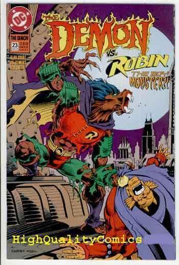 DEMON 23, NM+, Alan Grant, 1990, Monster, Robin, Howler, Wolf, more in ...