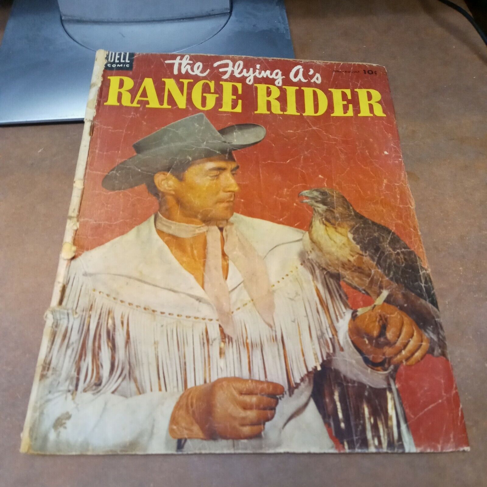 The Flying A's Range Rider # 6 Dell Jock Mahoney Cover 1954 Golden Age ...
