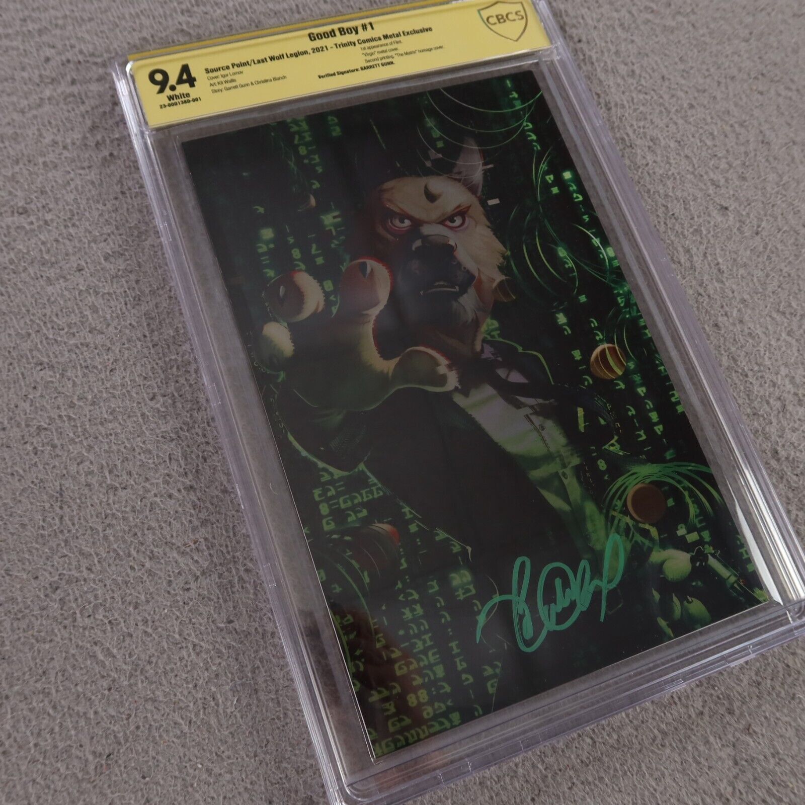 Good Boy #1 Virgin Metal Igor Lomov Matrix Homage Garrett Gunn SS 2021 ...