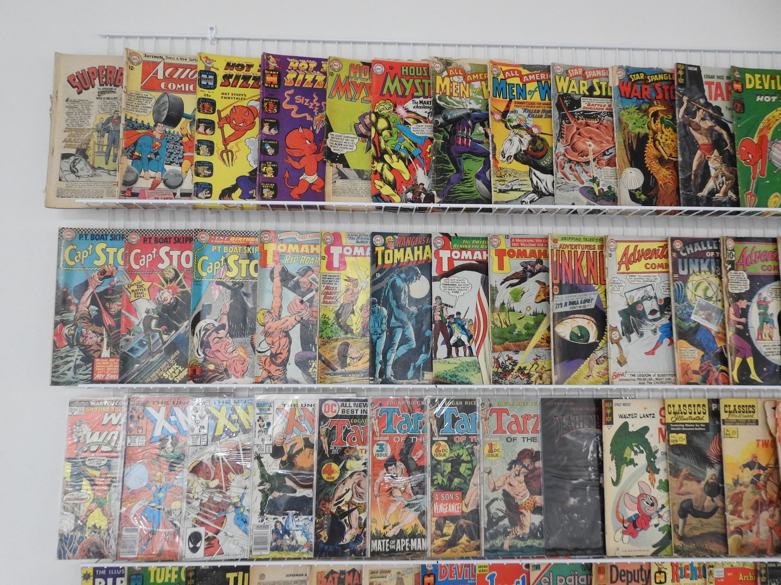 Huge Lot 140+ Low Grade Comics W/ Adventure Comics, Tarzan, +More! See ...