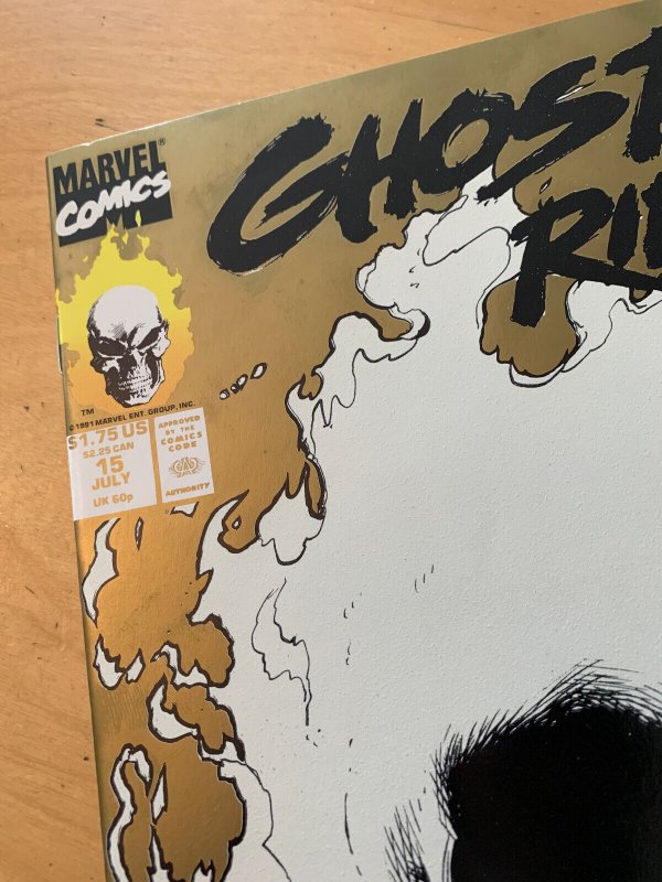 Ghost Rider 15, 2nd Print Glow Dark Cvr, SEE Pics for Grade | Comic ...