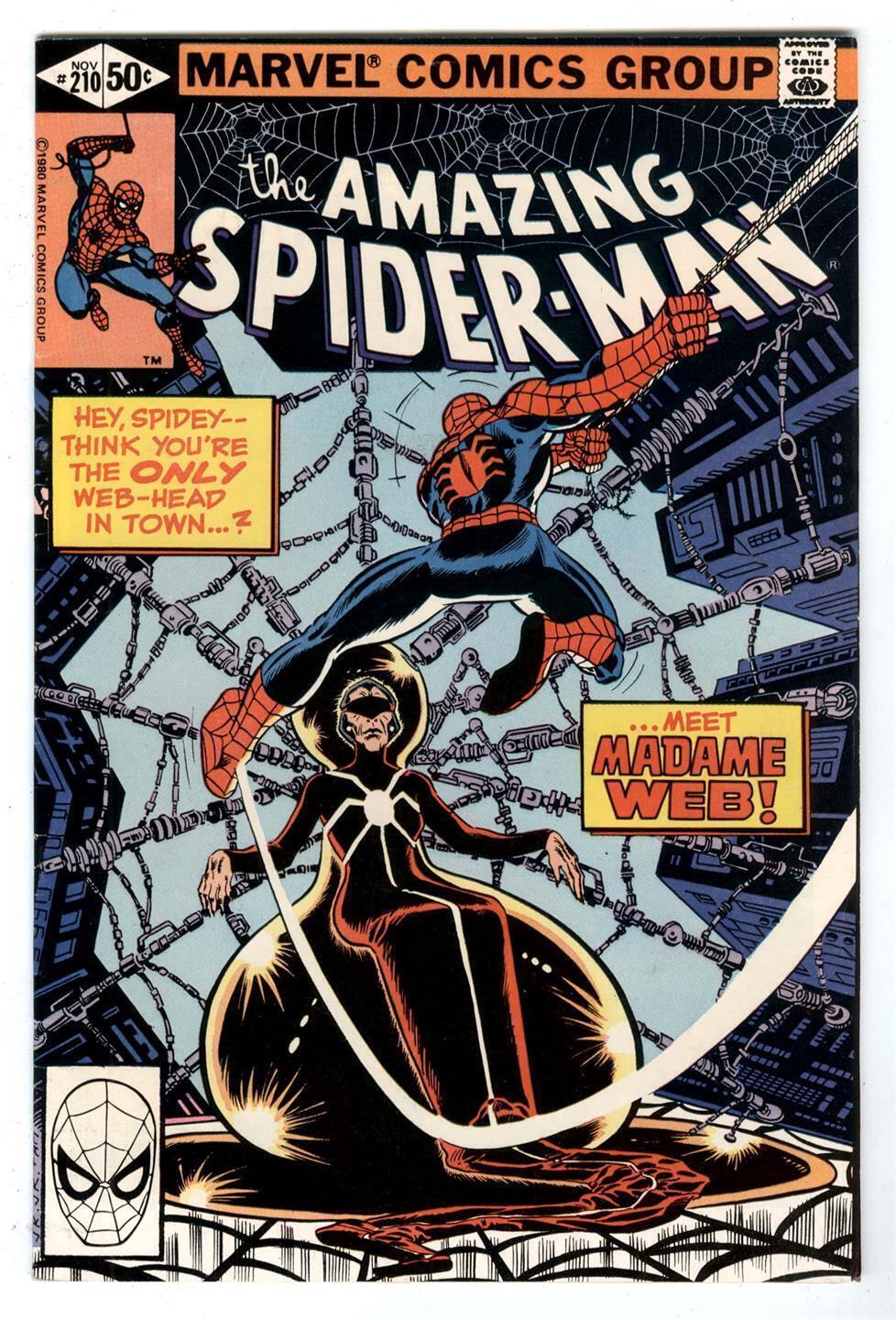 Amazing Spider-Man #210 1st appearance of Madame Web! MCU Nice Copy ...