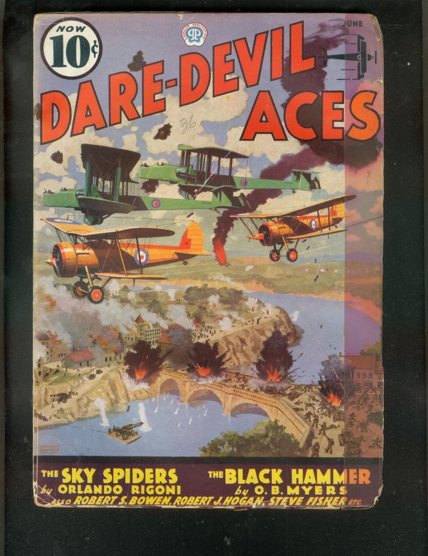 Dare-Devil Aces--June 1936--Pulp Magazine--Popular--G/VG | Comic Books ...