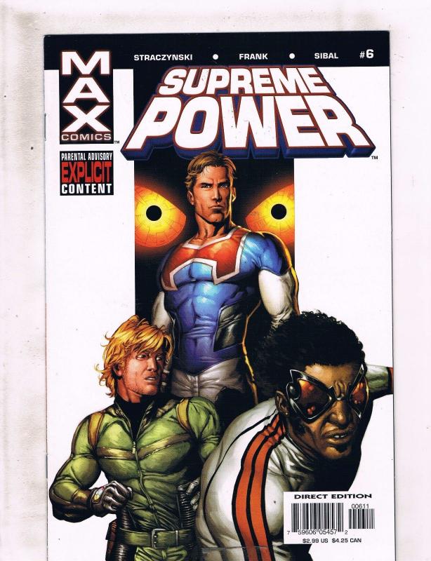 Lot Of 6 Supreme Power Marvel MAX Comic Books # 1 2 3 4 5 6 J M ...