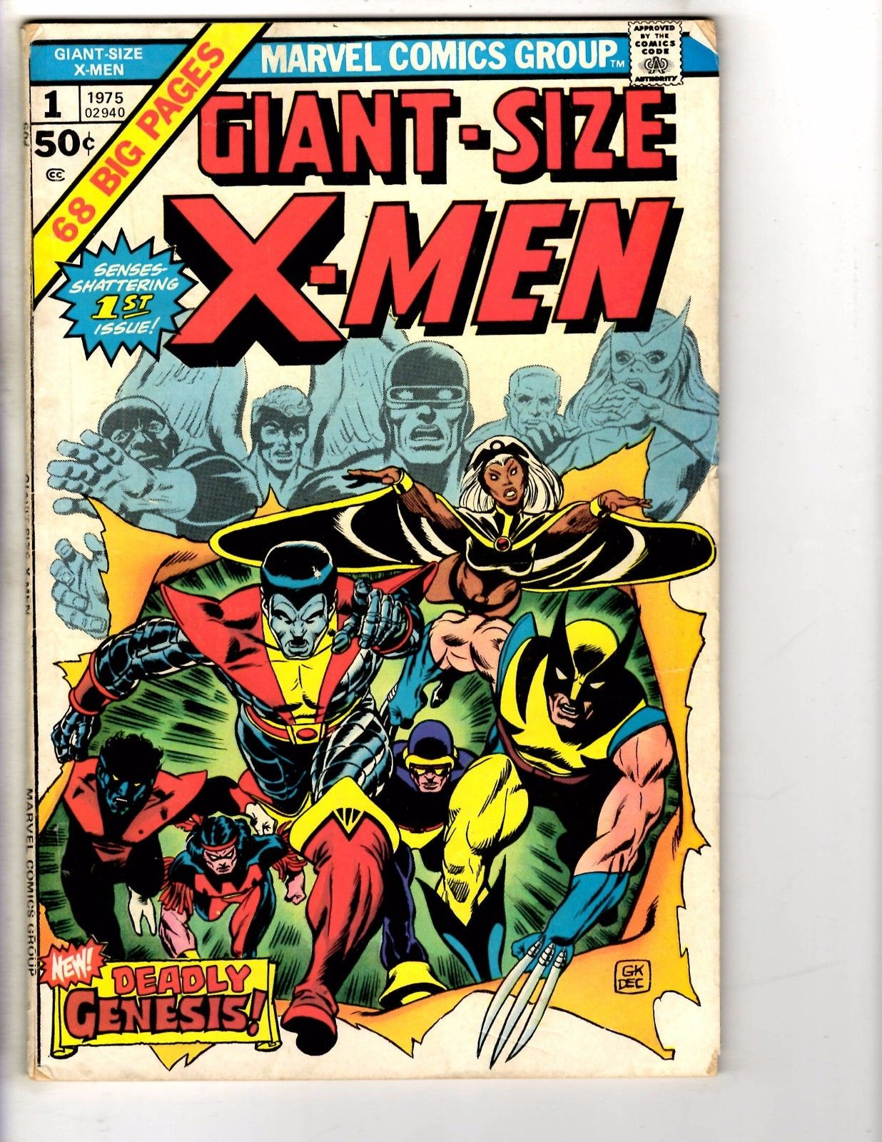 Giant Size X-Men # 1 FN Marvel Comic Book 1st Storm Colossus Appearance ...