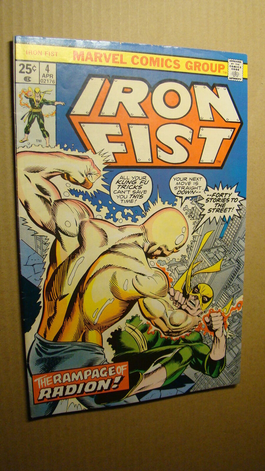 Iron Fist 4 *Nice Copy* VS Radion Marvel Bronze AGE John Byrne ART ...