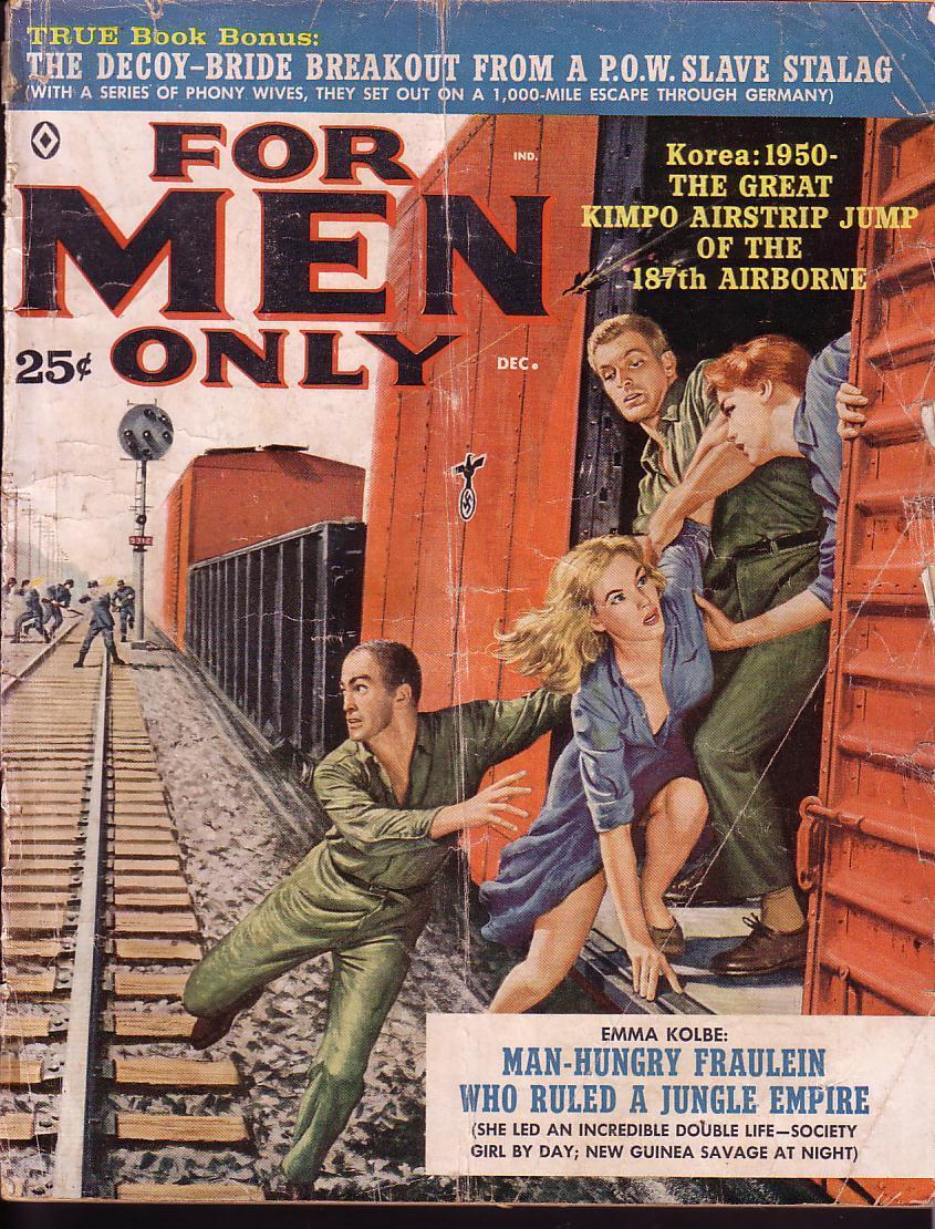 For MEN Only DEC 1960 WW II Nazi Cover Elke Sommer HOT G | Comic ...