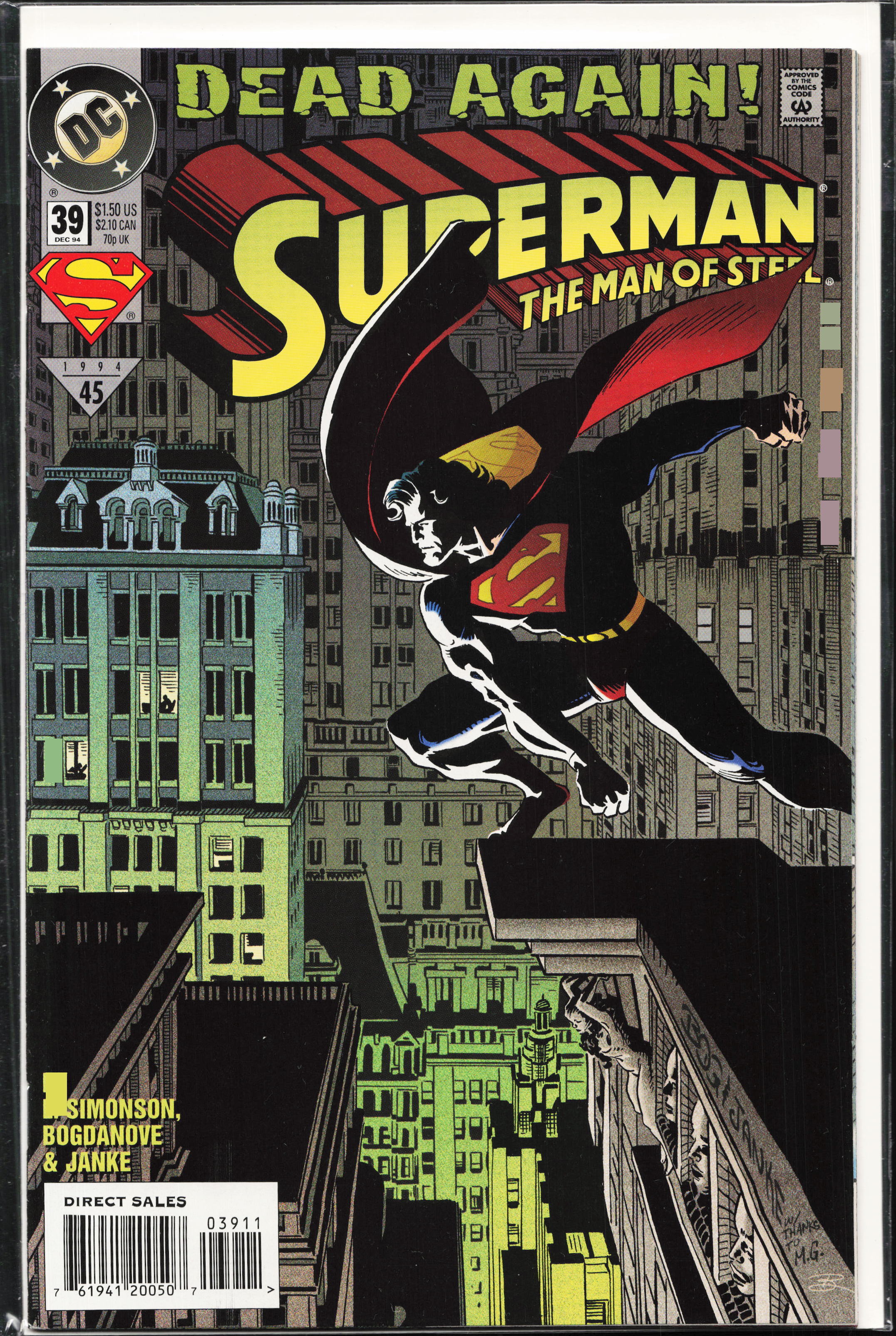 Superman: The Man of Steel #39 (1994) Superman | Comic Books - Modern ...