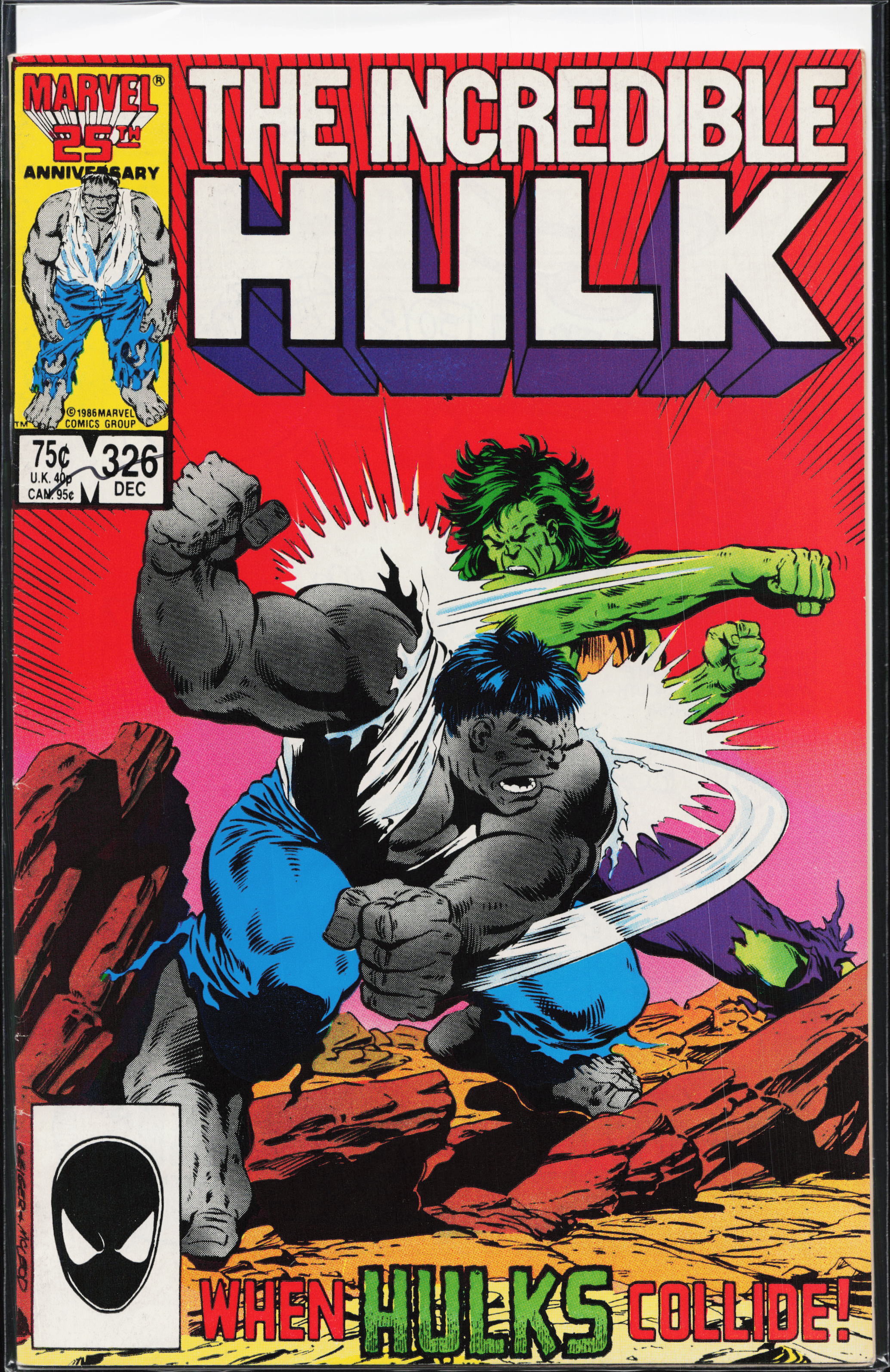 The Incredible Hulk #326 (1986) Hulk | Comic Books - Copper Age, Marvel ...